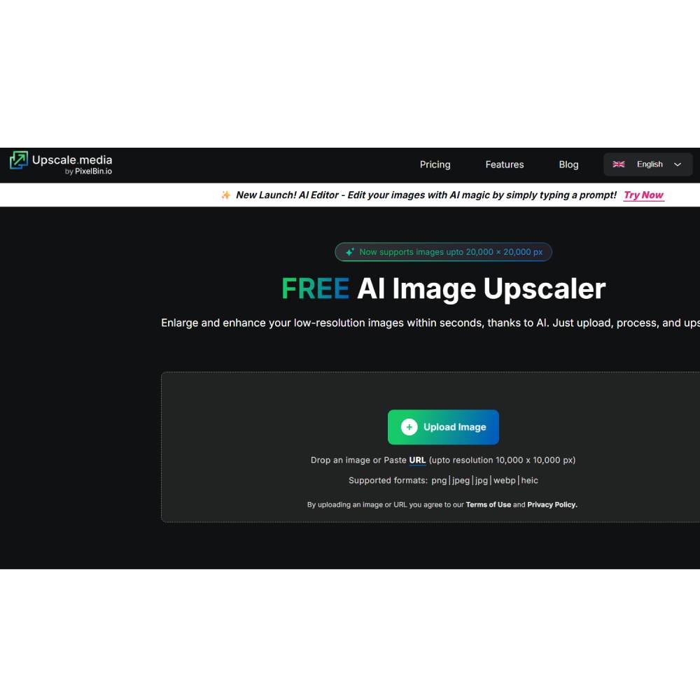 Upscale.media – Free AI Image Upscaling & Enhancement Tool – Daidu.ai