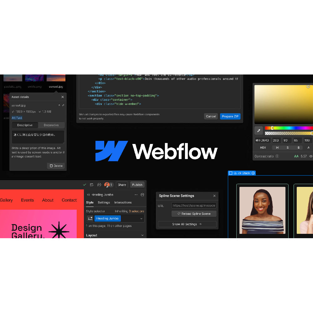 Webflow – No-Code Website Builder with AI Assistance – Daidu.ai