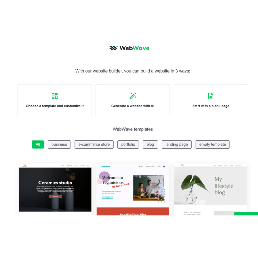WebWave AI Website Builder – No-Code Website Creation Tool – Daidu.ai