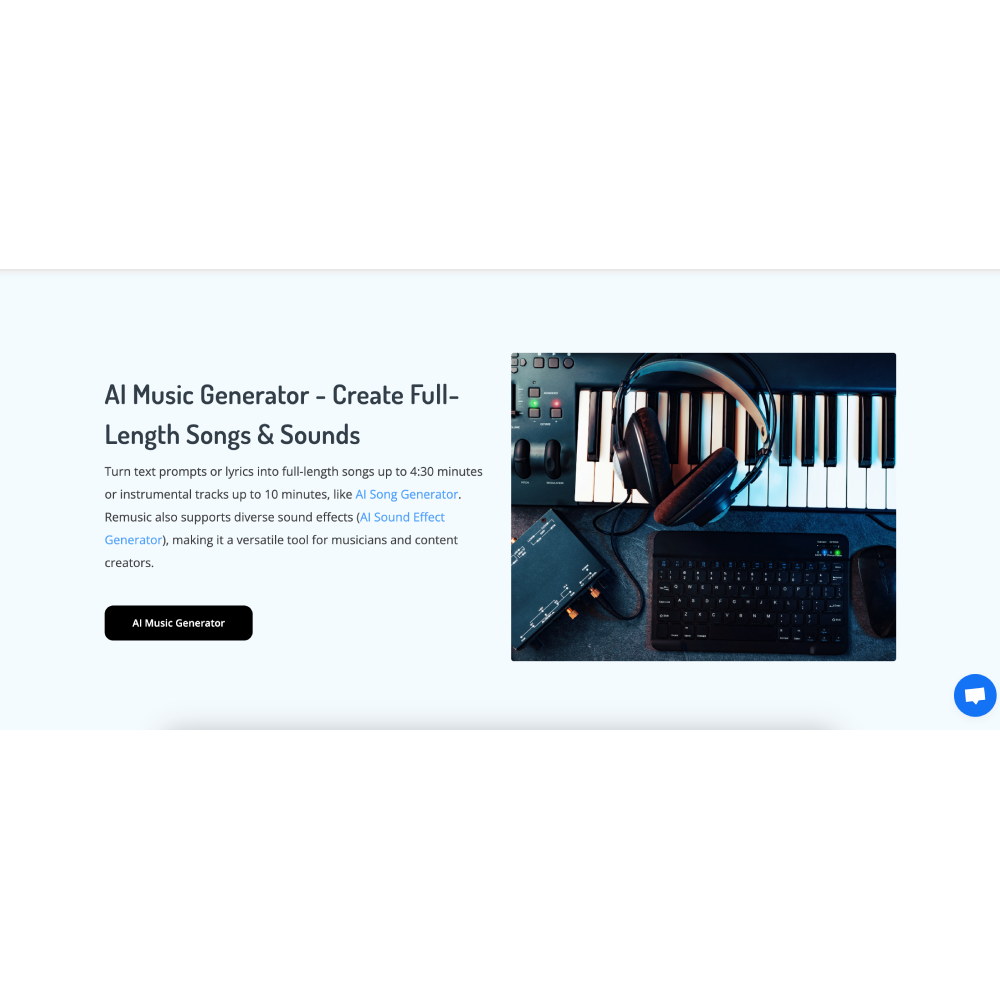 Remusic – AI Music Generation Tool for Creators – Daidu.ai