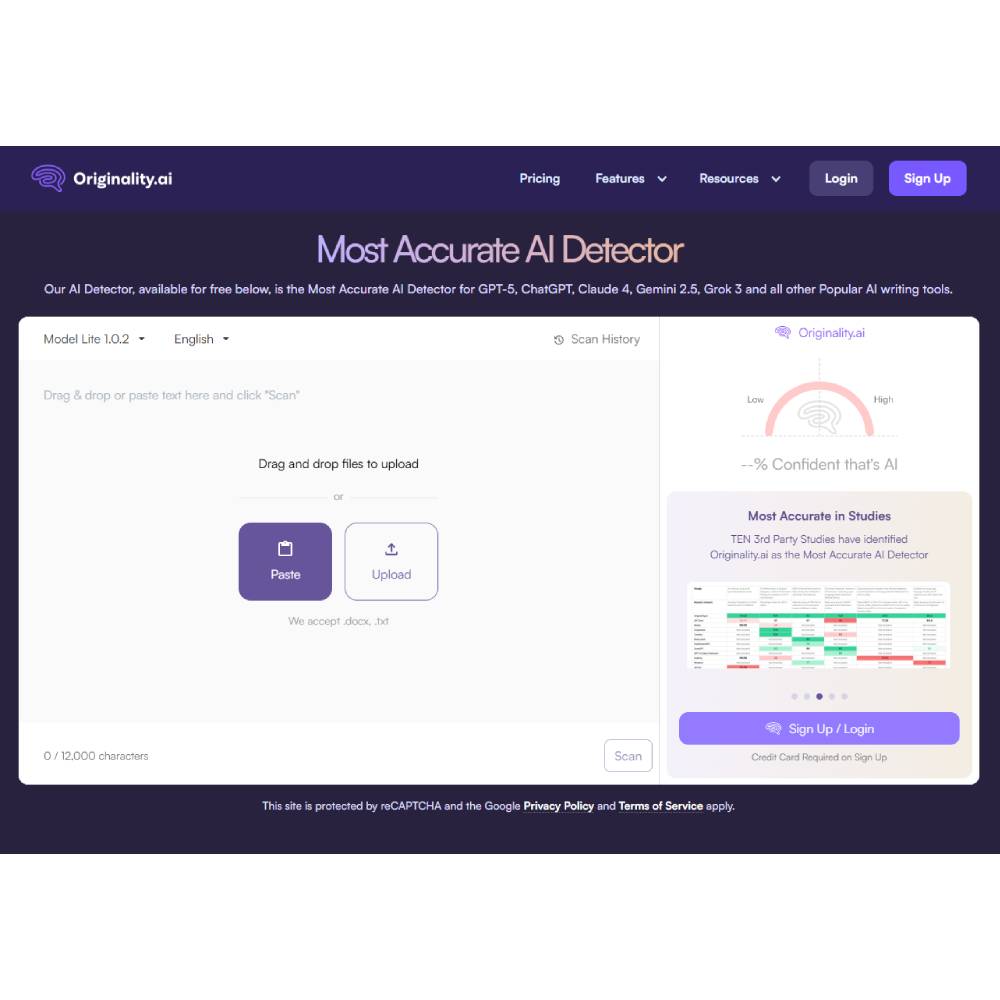 Originality.ai — AI Content and Plagiarism Detection Platform – Daidu.ai