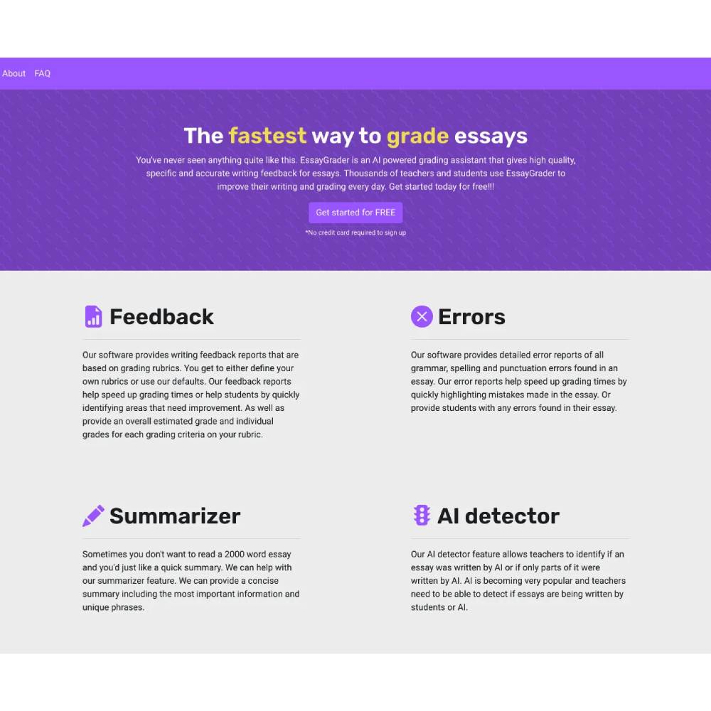 Essay Grader — AI-Powered Essay Evaluation and Feedback Platform – Daidu.ai