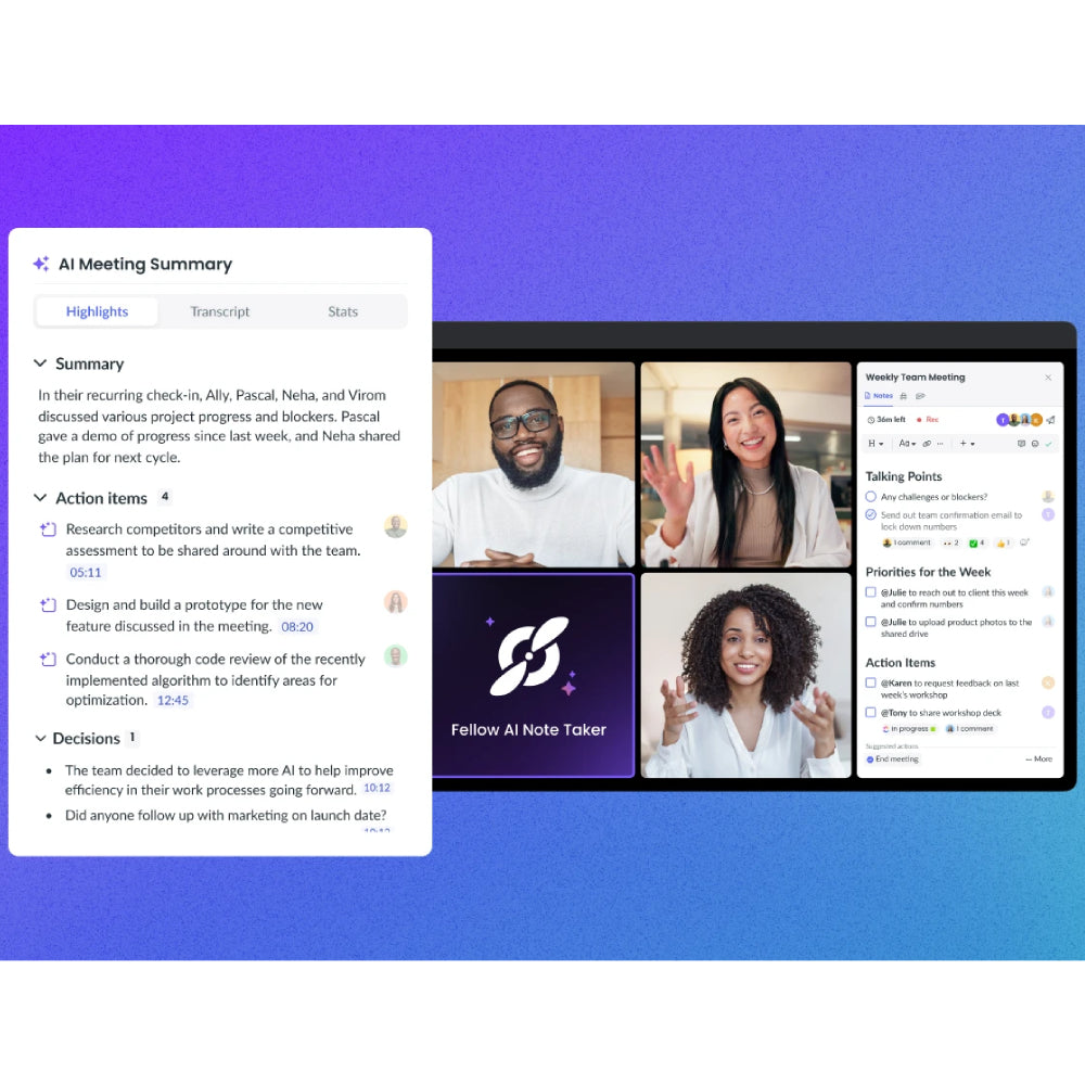Fellow – AI-Powered Meeting Management & Collaboration Platform – Daidu.ai