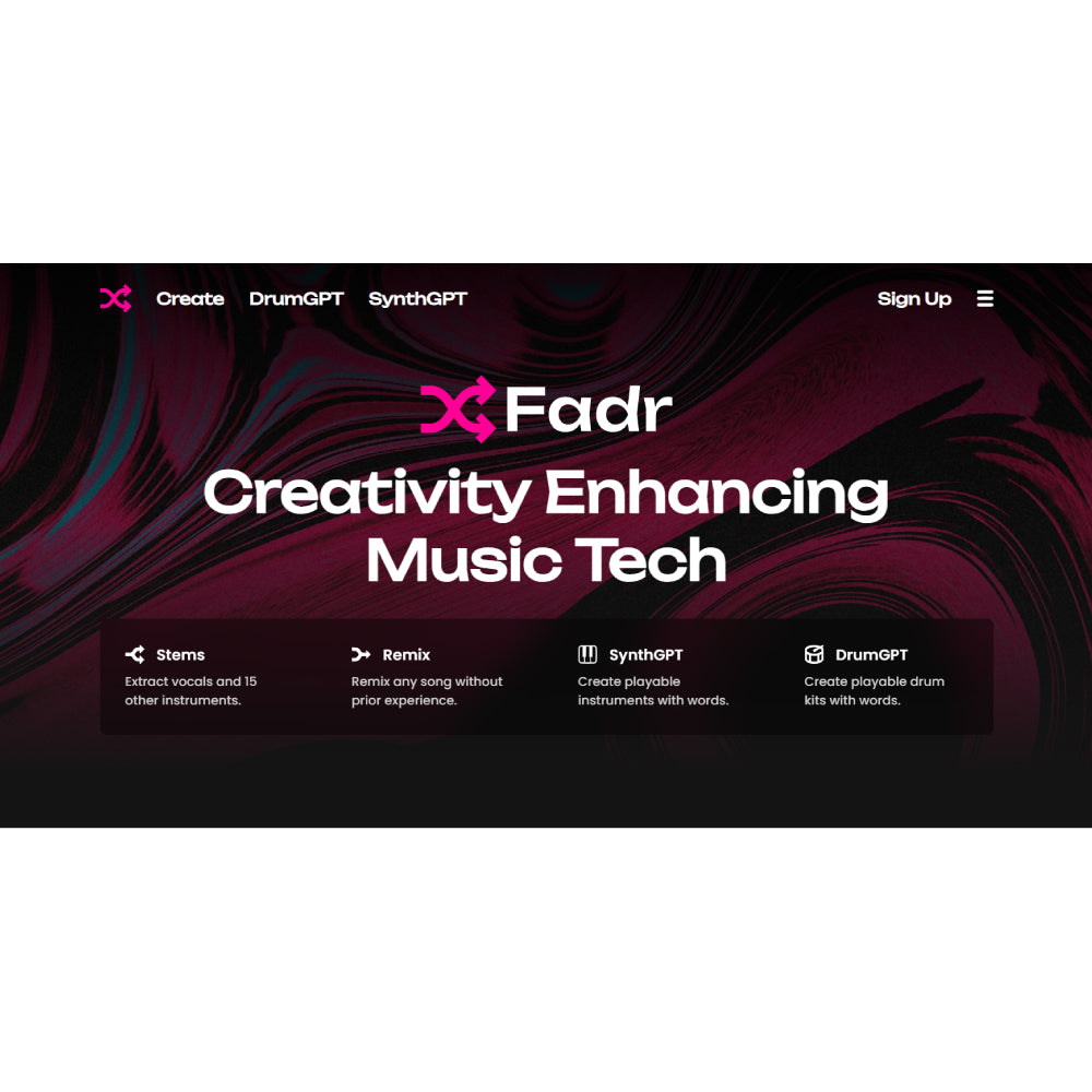 Fadr – AI Music Maker & Remix Studio – Daidu.ai