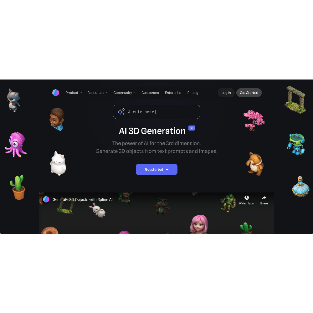 Spline AI – AI-Powered 3D Design & Modeling Tool – Daidu.ai