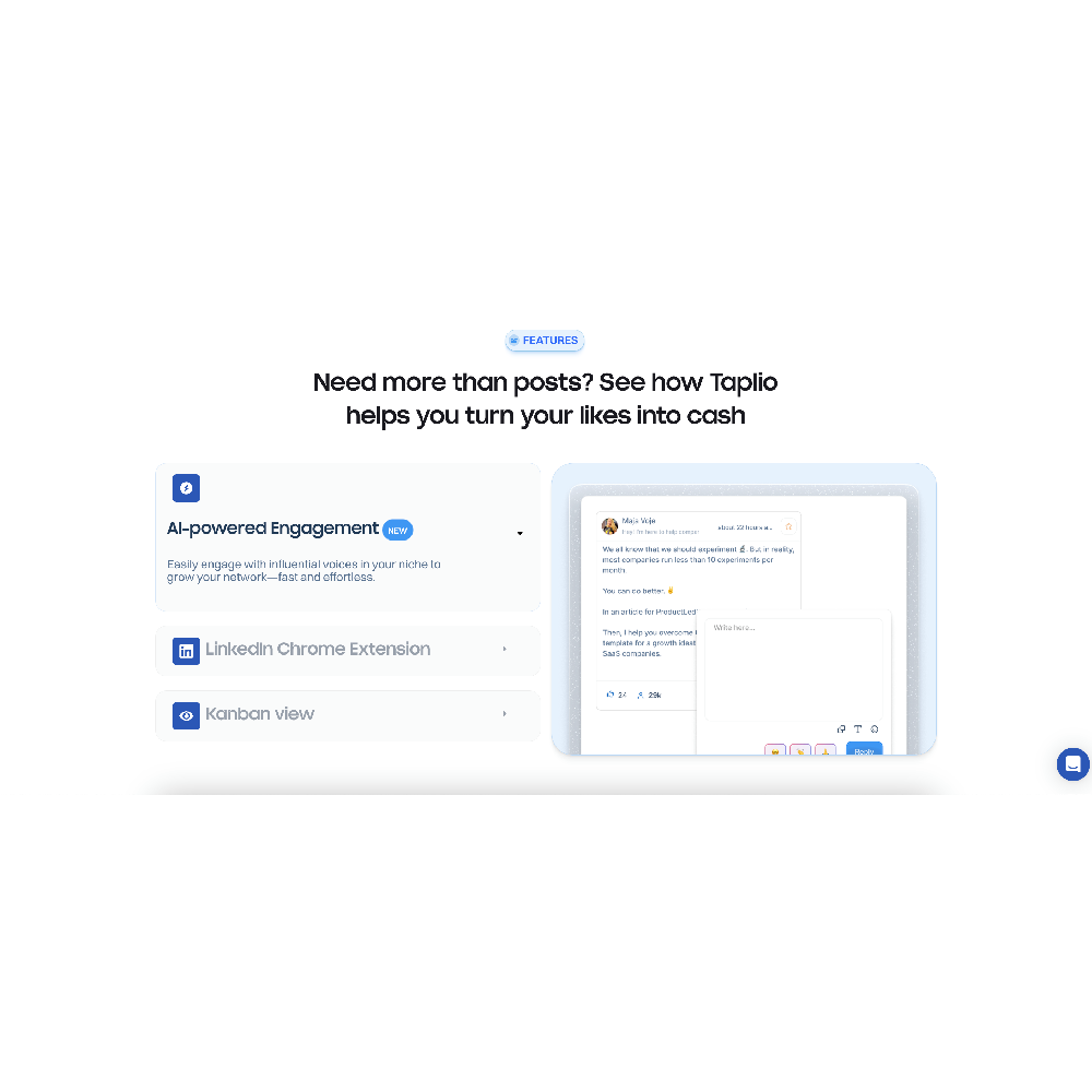 Taplio – AI-Powered LinkedIn Growth & Content Management Tool – Daidu.ai